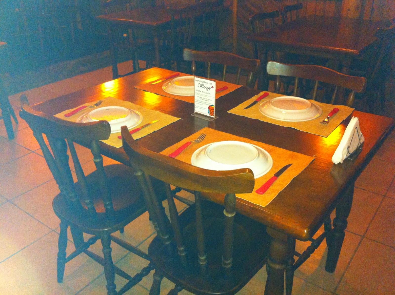 Menu Floripa: Allegro Pizza